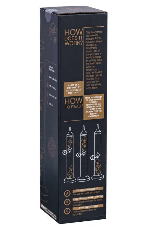 HEEBIE JEEBIES The Galileo Thermometer - 11"